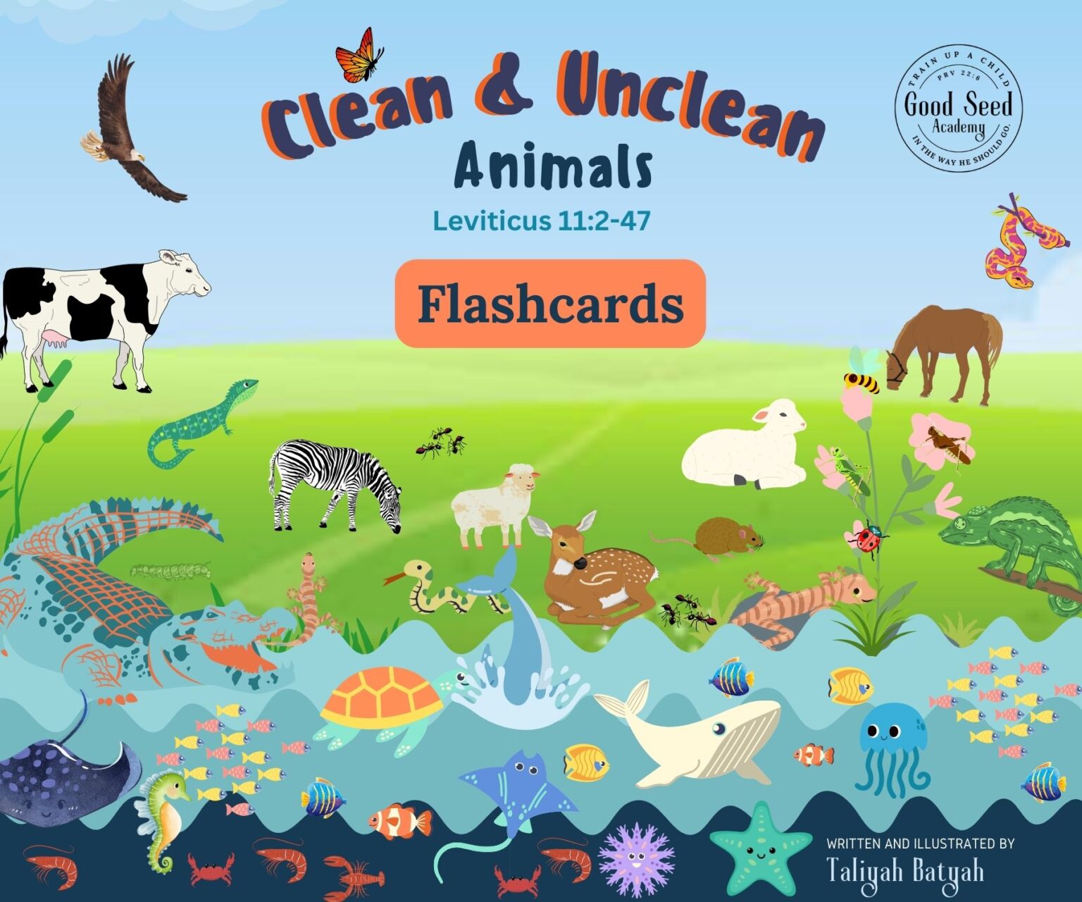 Clean & Unclean Animals Flash Cards – Free Download
